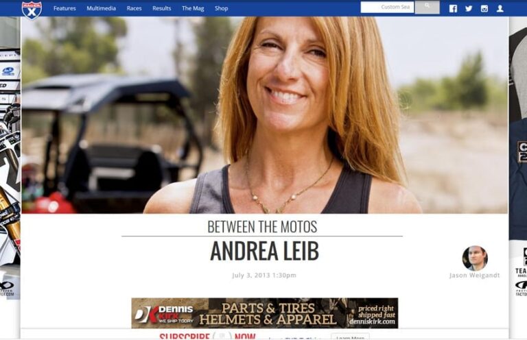 Between the Motos: Andrea Leib - On Track School
